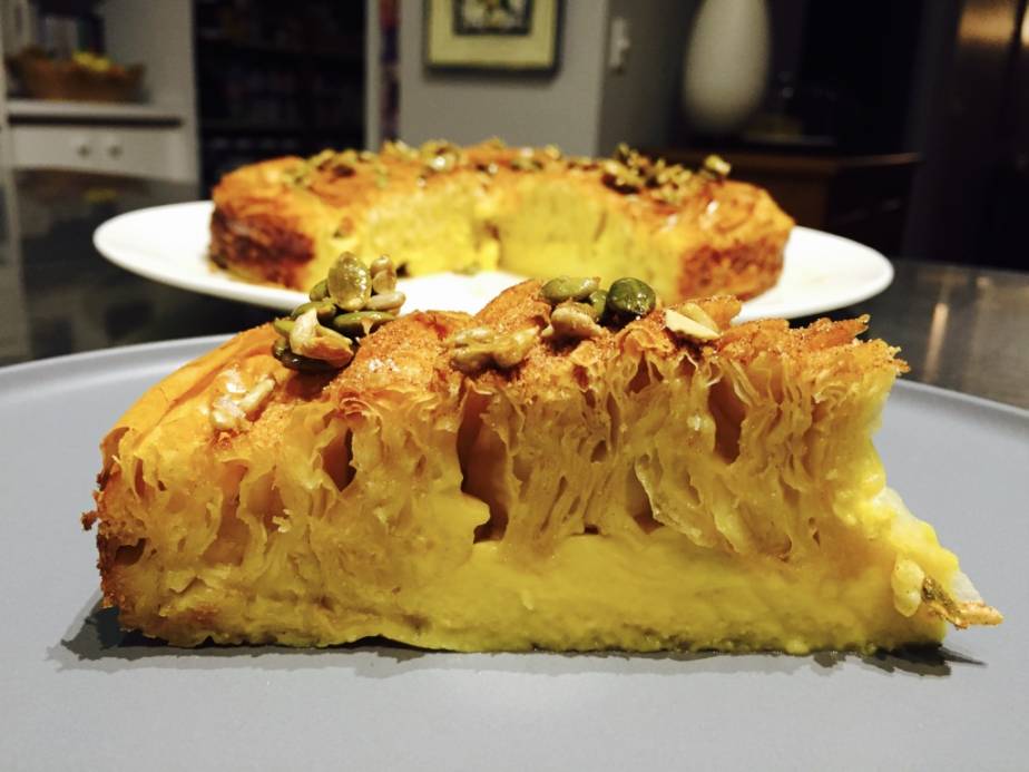 Souffra (Greek Custard Cake) - The Passionate Pantry